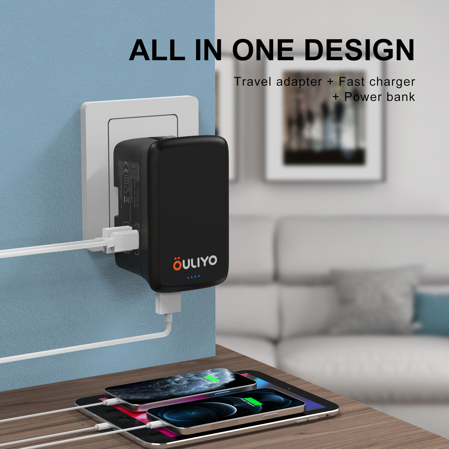 Buy Wholesale China Table Anti Electric Shock Fast Charging Universal ...