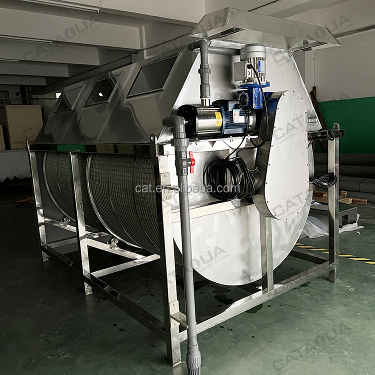 Buy Wholesale China Cataqua Big Size Indoor Filter Drum Fish Farm ...