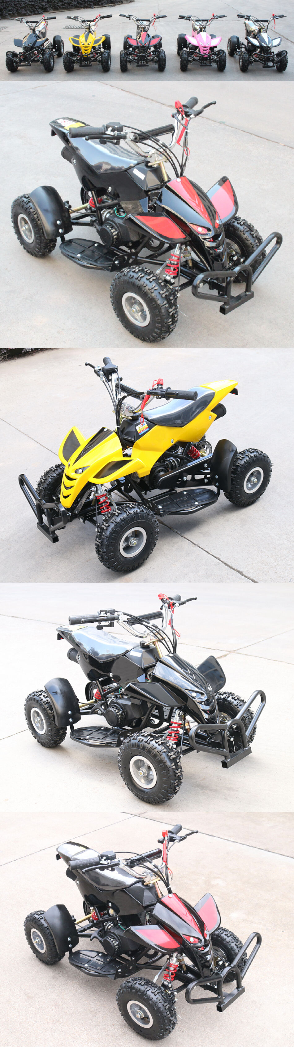 Powerful 2 Stroke 4 Wheel Mini Atv 49cc Quad Bike From China - China ...