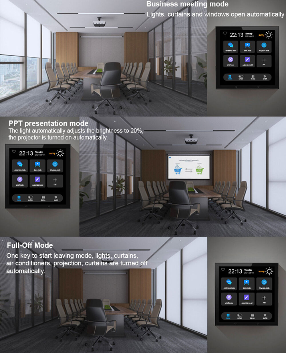 Buy Wholesale China Tuya 4 Inch Smart Home Central Control Panel Zigbee ...