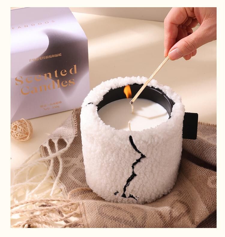Winter Scented Candle Promotional Custom Sealed Plastic Opp Bag Cotton ...