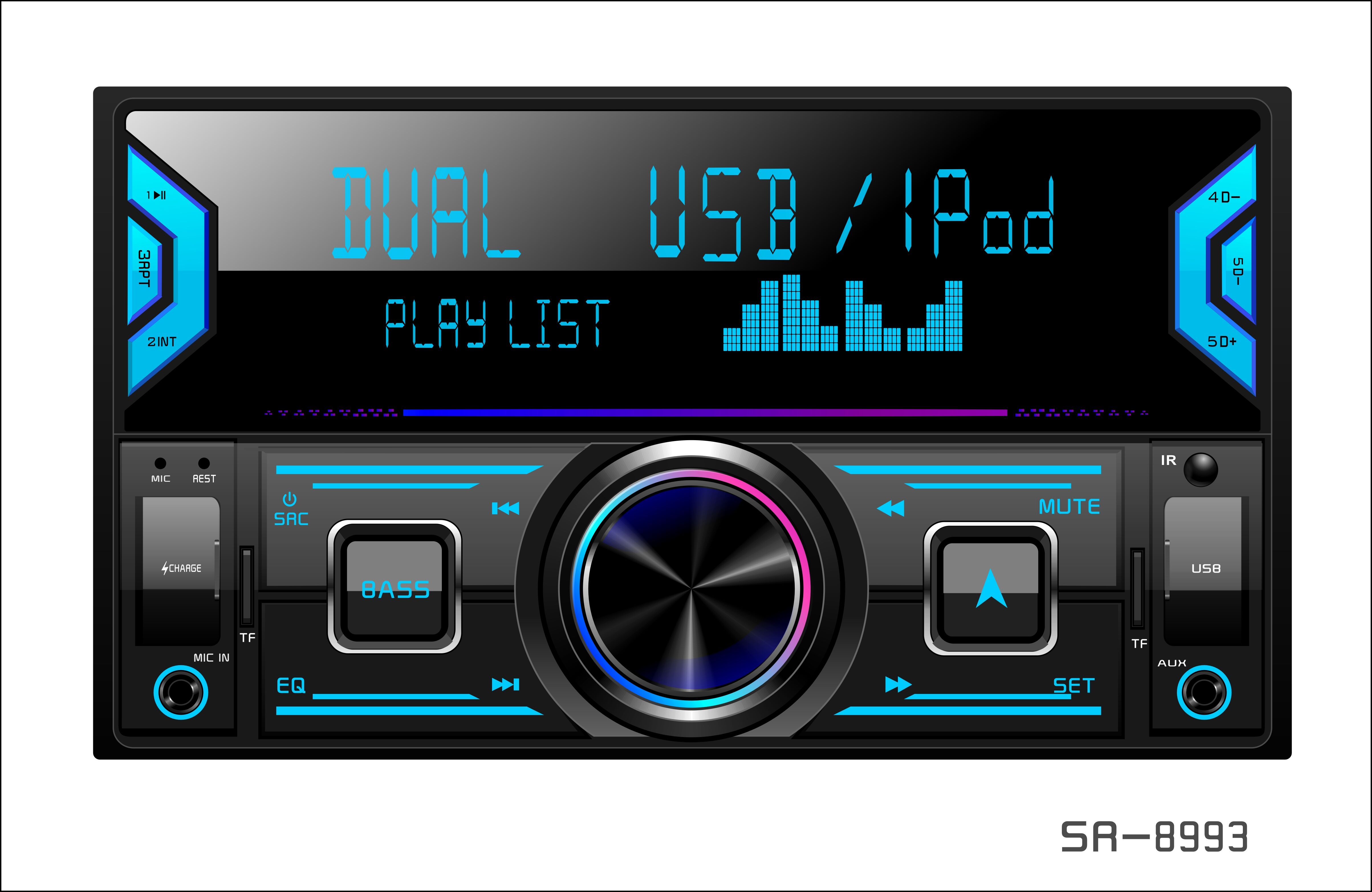 Buy Wholesale China Factory Wholesale Two Din Car Mp3 Player Bt ...