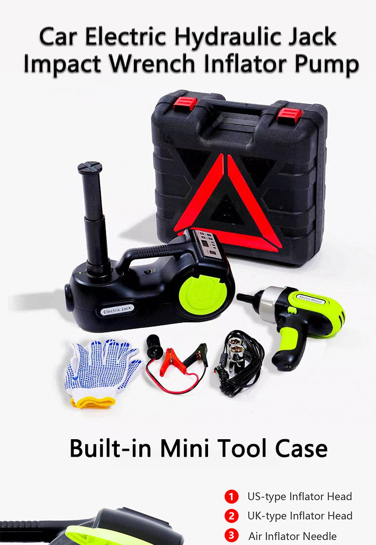 Buy Wholesale China 5t 3 In 1 Car Electric Hydraulic Jack With Impact ...