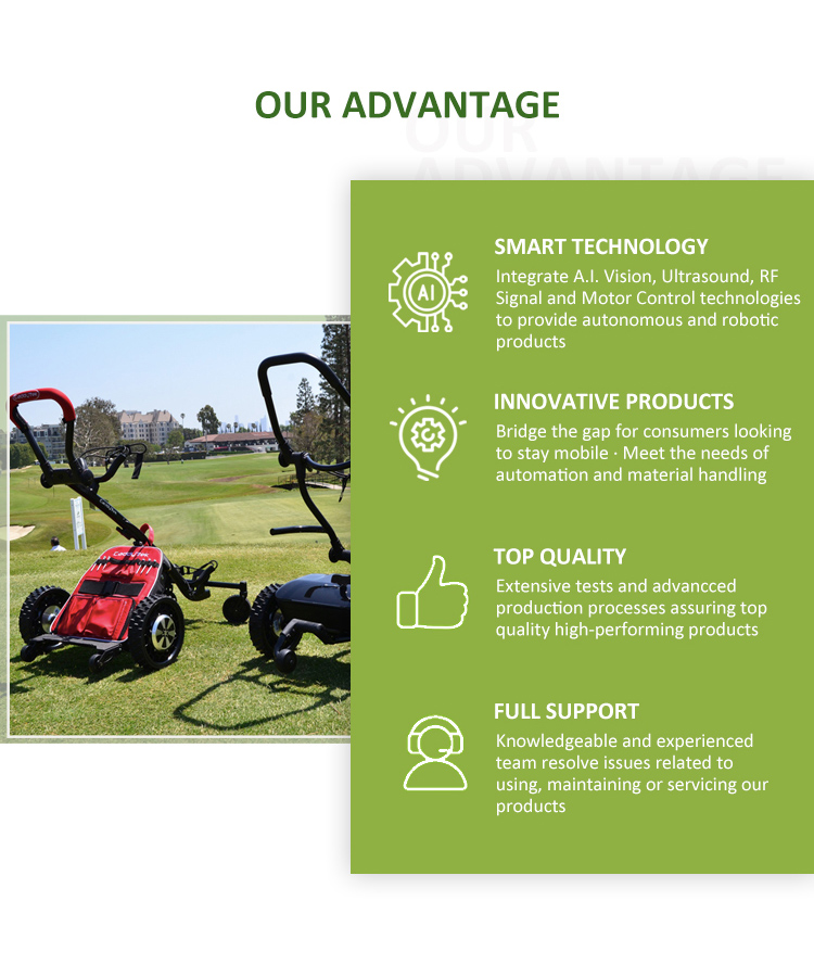 Electric Golf Cart Remote Control Foldable Auto Follow Golf Electric ...