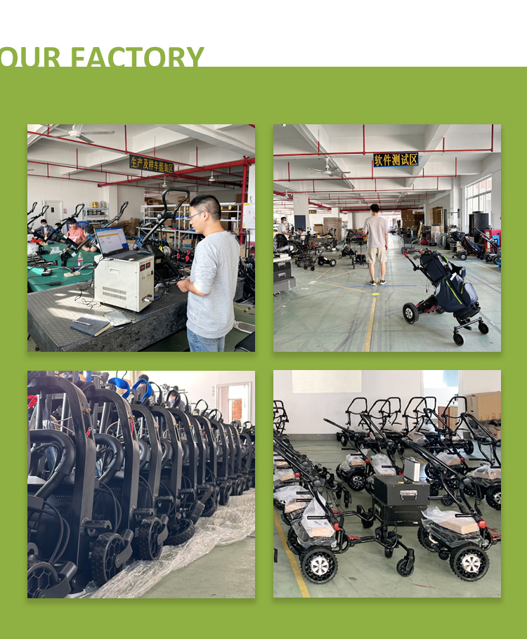 Electric Golf Cart Remote Control Foldable Auto Follow Golf Electric ...