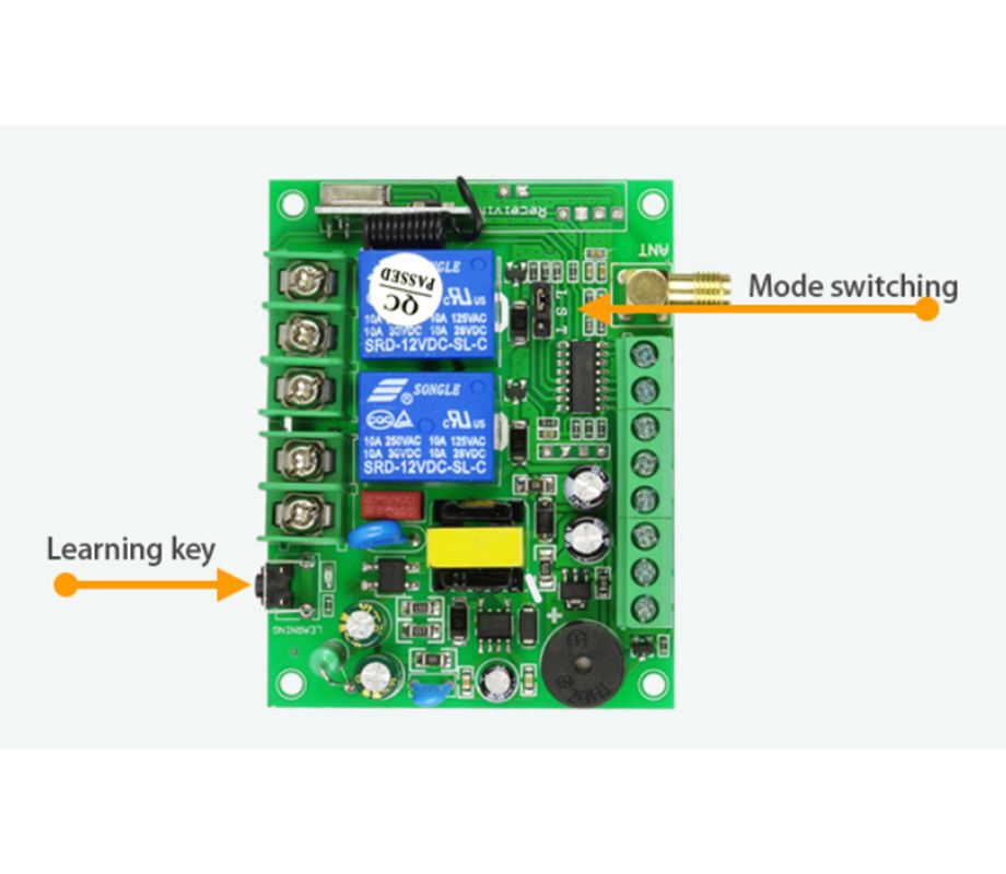 Buy Wholesale China Rf Remote Control Switch Ac100-240v 2 Ch Industrial ...