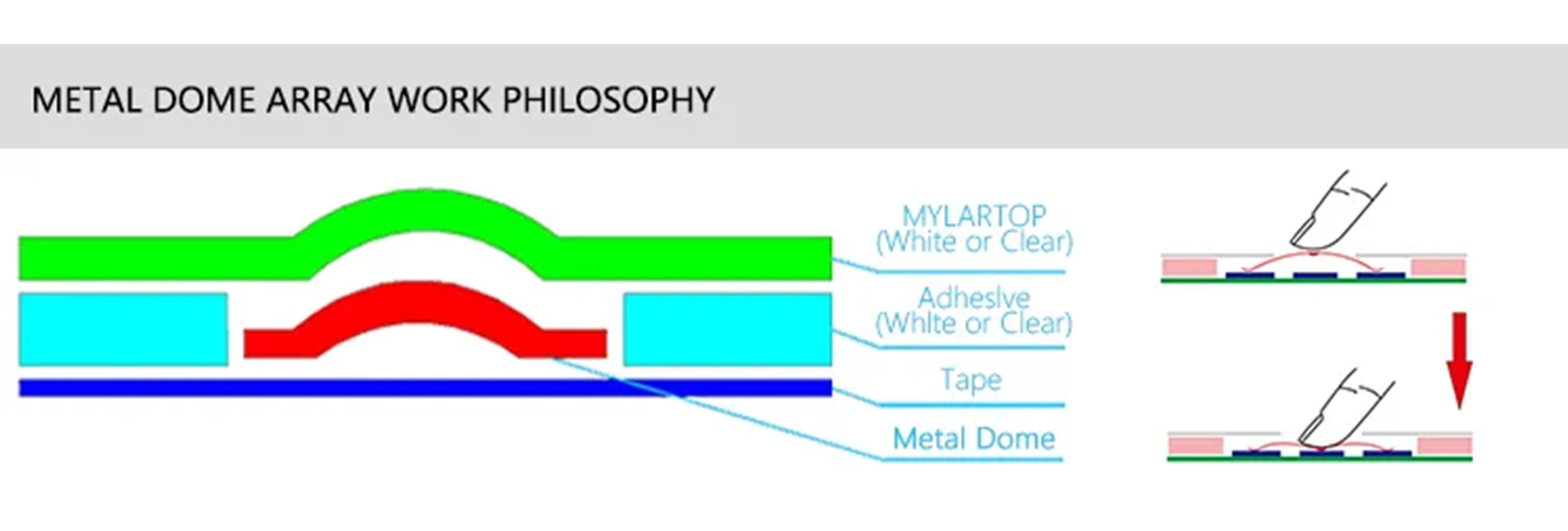 Buy Wholesale China New Arrivals Control Panel Plastic Shell Metal Dome ...