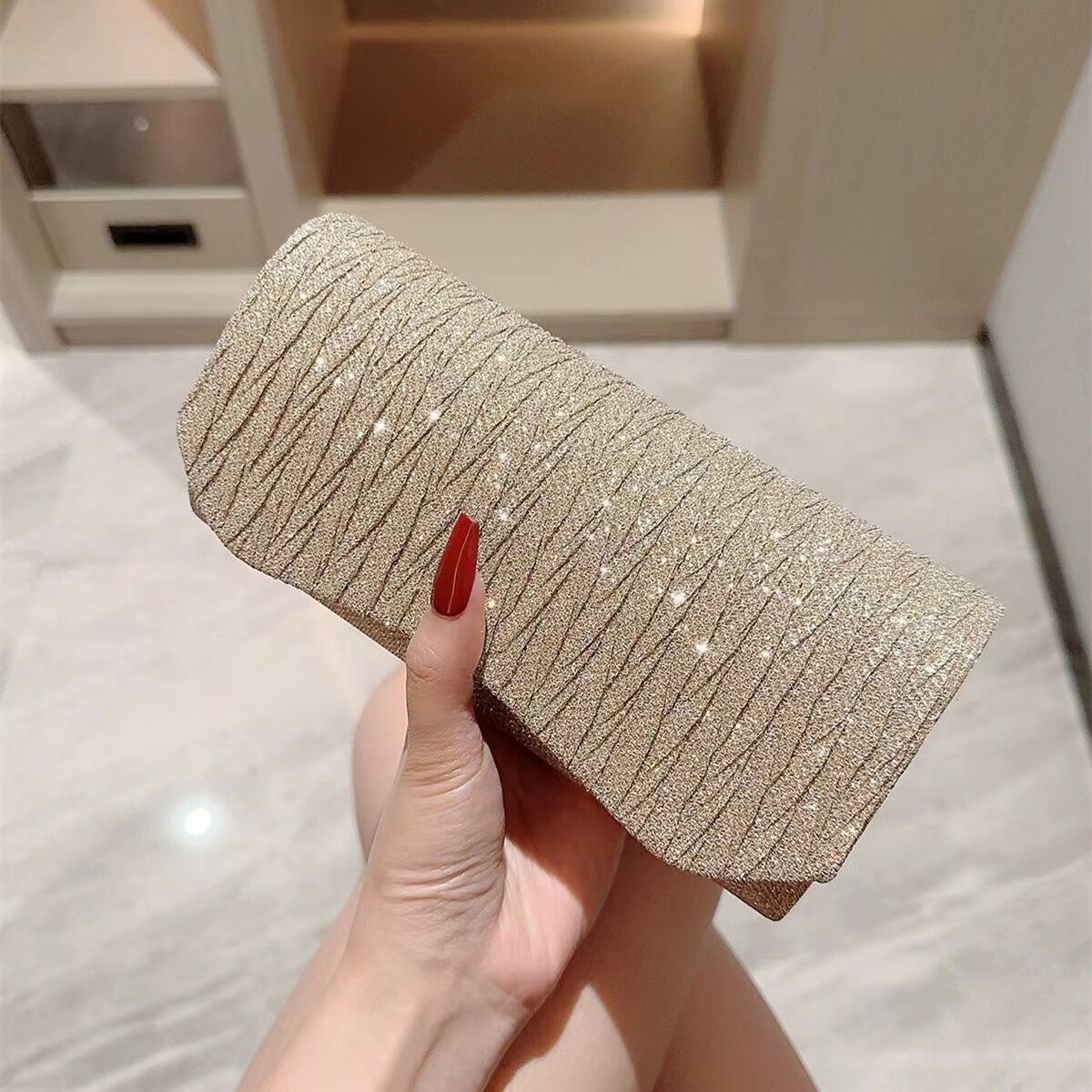 Buy Wholesale China High Quality Women Small Purse Luxury Bride Wedding ...