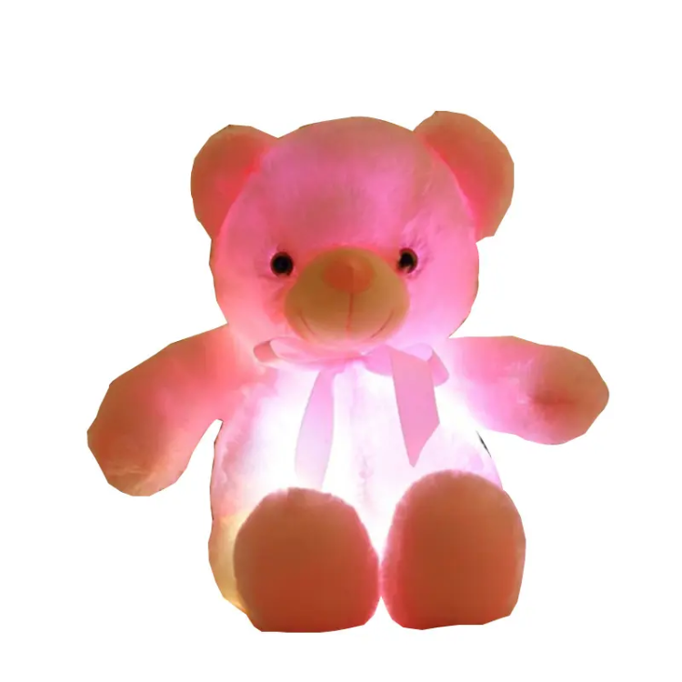 Buy Wholesale China Valentine Appeasing Led Light Up Teddy Bear Plush ...