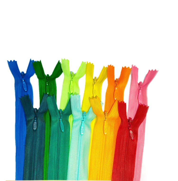 Buy Wholesale China Garment Custom 3# Nylon Invisible Zipper Recycled ...