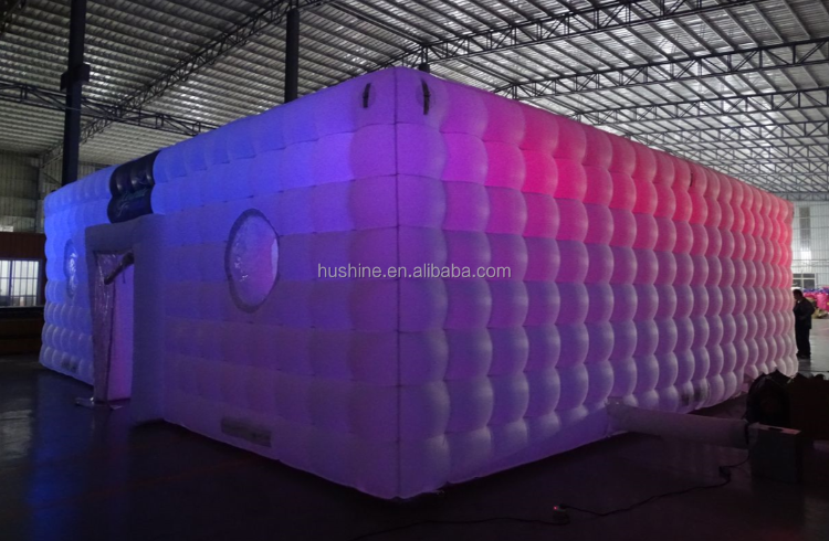 Factory Direct Sale Outdoor White Large Inflatable Show Cube Tent ...