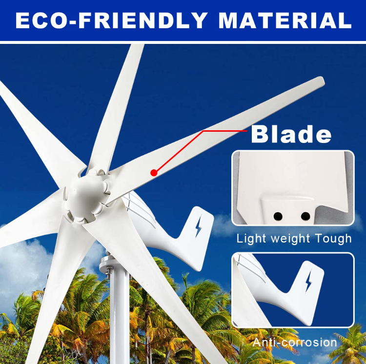 Buy Wholesale China Free Energy 600w 800w 1000w 48v 12v 24volt 3 Nylon ...