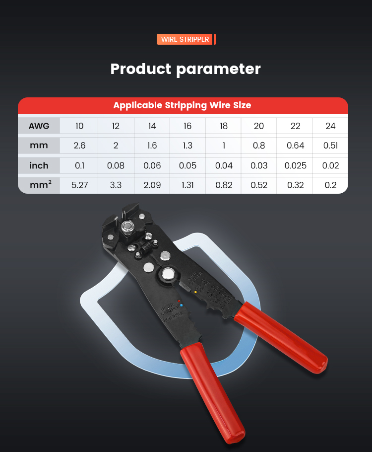 Kaiweets Kws-106 High Precision Automatic Sharp Knife Edge Wire Stripper Plier Hand Tool, Wire ...