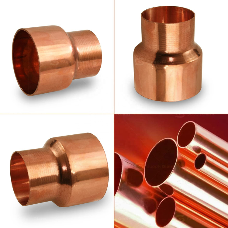 Copper Reducing Coupling Connection With Sweat End 7/8 X 1 Inch 3/4 X 1 ...