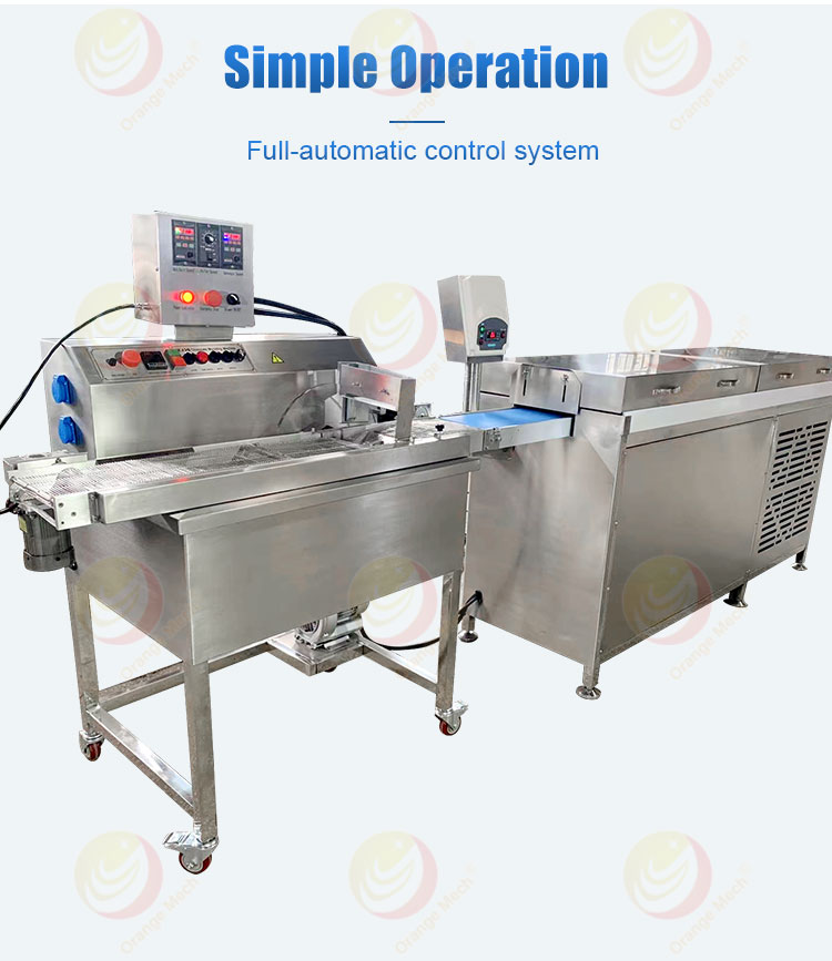 Ball Chocolate Dipping Melt Cover Enrober Price Chocolate Enrob Machine ...