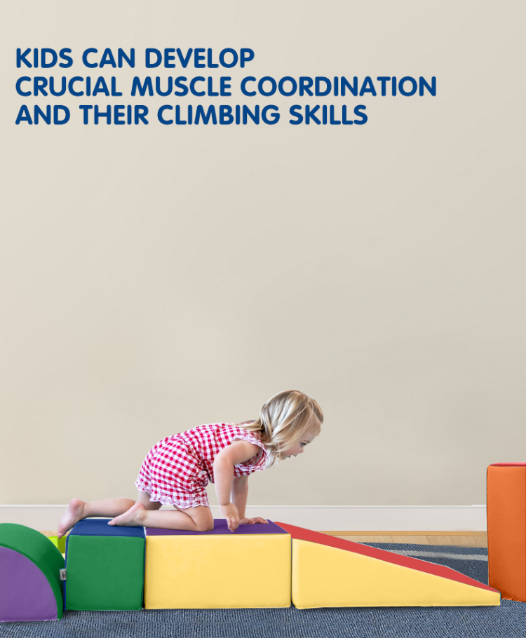 Wholesale Crawling Baby Steps Climbing Slide Blocks Toy Foam Soft Play ...