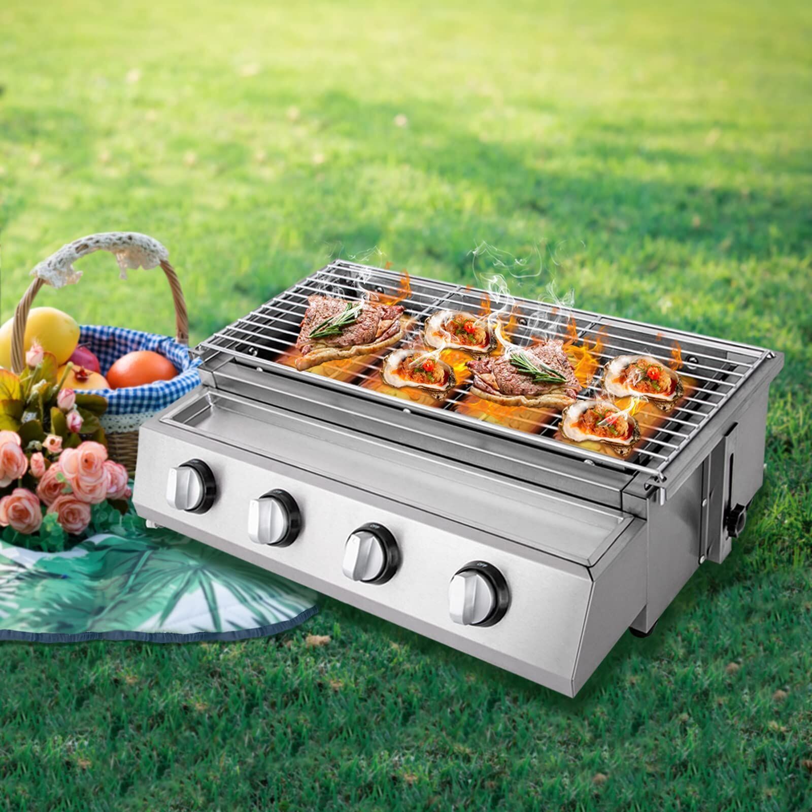 Buy Wholesale China Griddle Independent Ignition Propane 4 Burners ...