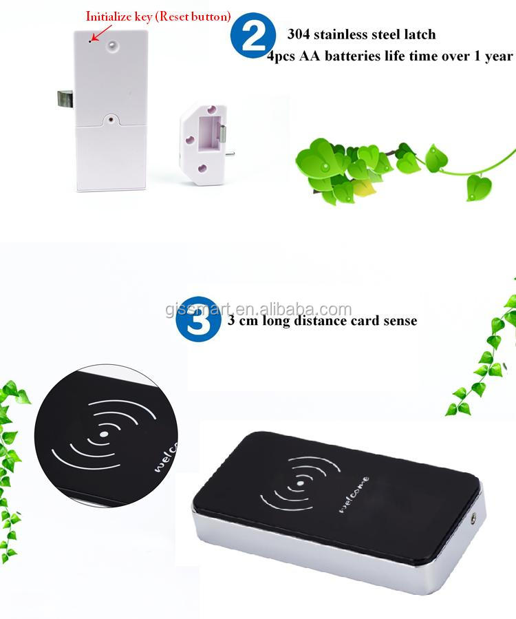 Lock Factory 4 Aa Batteries Zinc Alloy Electrical Wardrobe Lock With ...