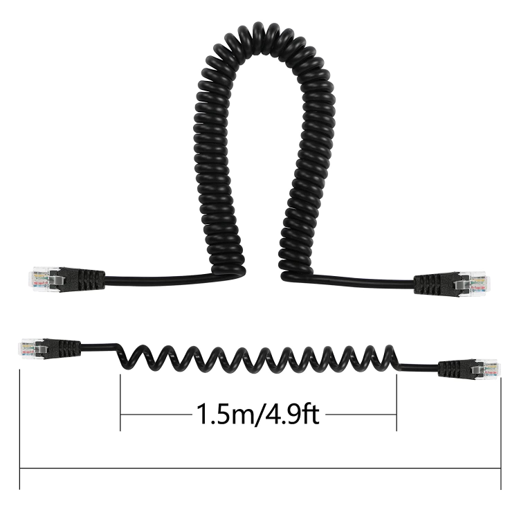 Male To Male Flat Telephone Copper Cable Rj11 Telephone Cable Telephone ...
