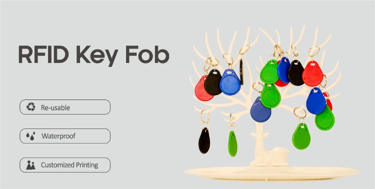 13.56mhz Waterproof Rewritable Key Tag For Access Control Key Fob Rfid ...