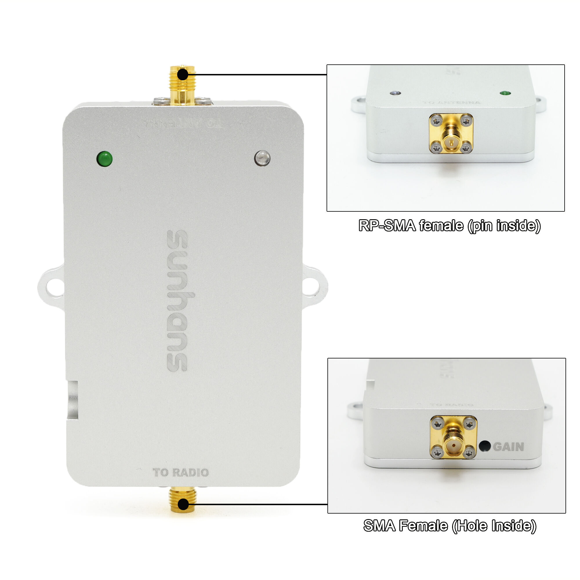 Bulk Buy China Wholesale Sunhans 868mhz Signal Booster 1000mw 30dbm ...