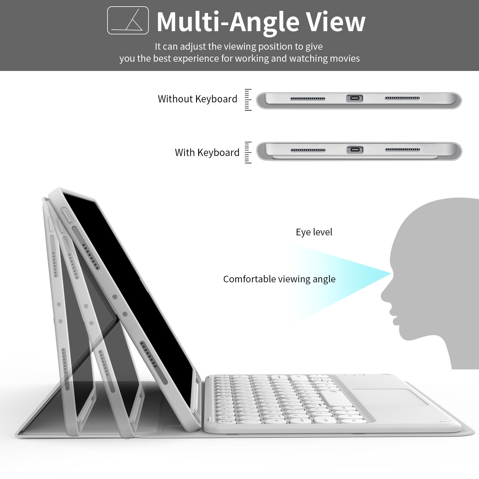 Buy Wholesale China Magic Keyboard Case With Built-in Trackpad And ...