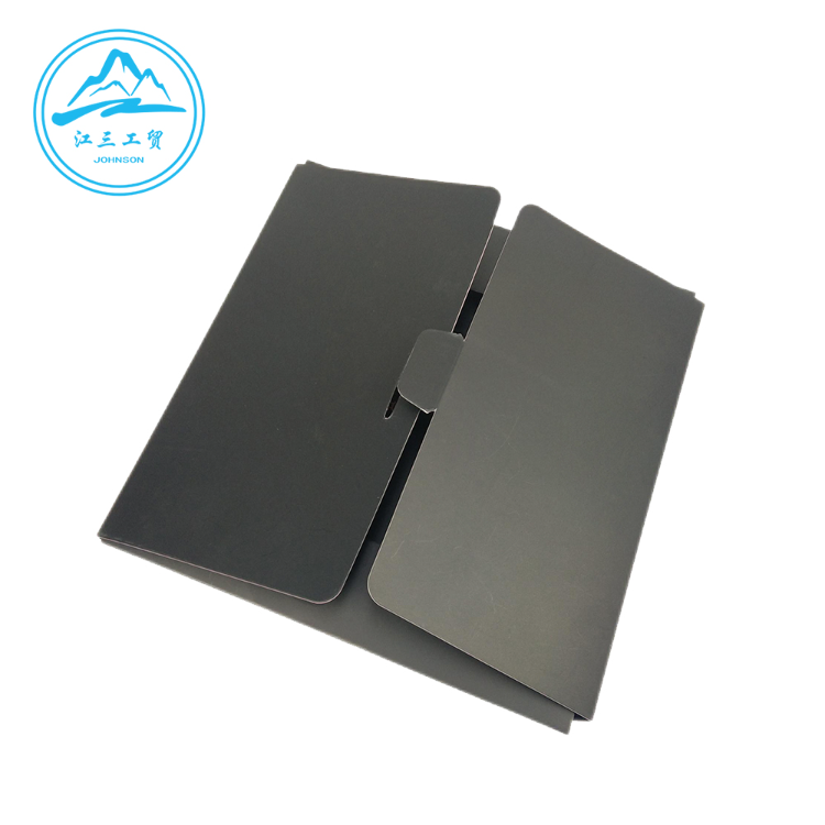 Buy Wholesale China Custom Printed Luxury Black Cardboard File Folder ...