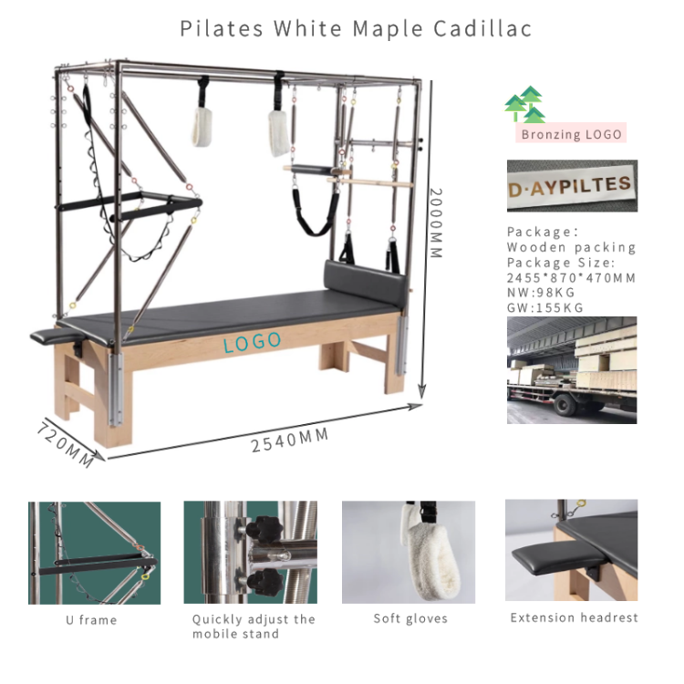 Buy Wholesale China Pilates Cadillac Reformer Combo Studio Reformer ...