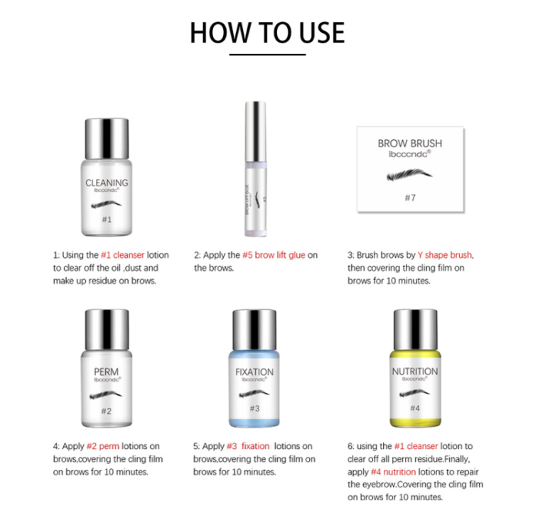 Buy Wholesale China Keratin Eyebrow Lamination Starter Kit Brow Lift Nourishing Perming Kit ...