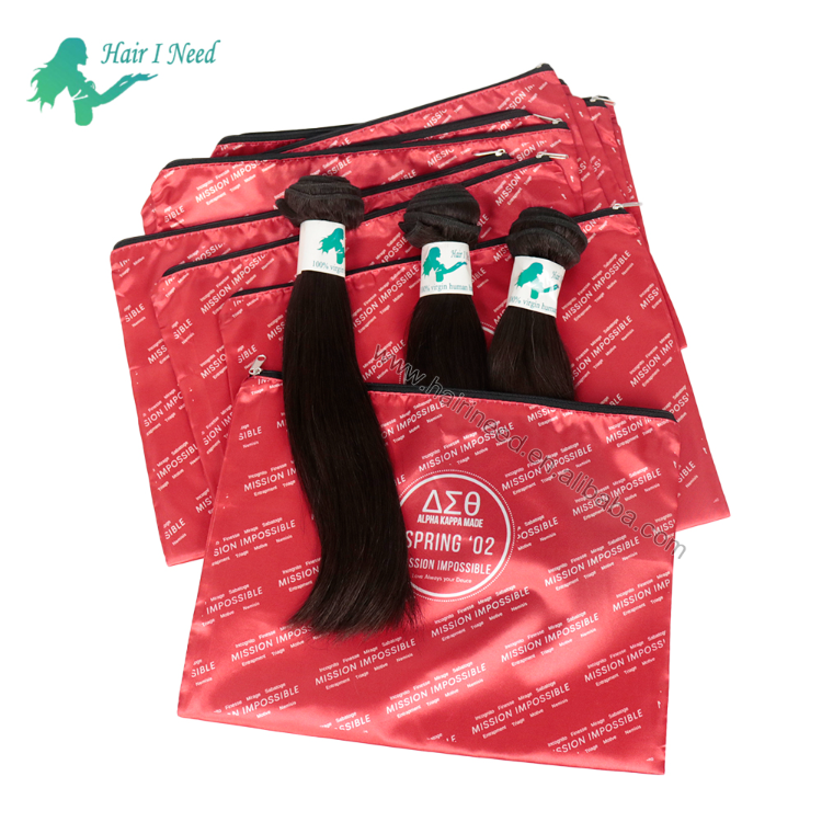 Buy China Wholesale Custom Logo Satin Hair Stylist Travel Zipper Carry ...