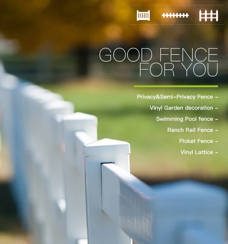 Buy China Wholesale Garden High Pvc Plastic Vinyl Fence Panels White ...