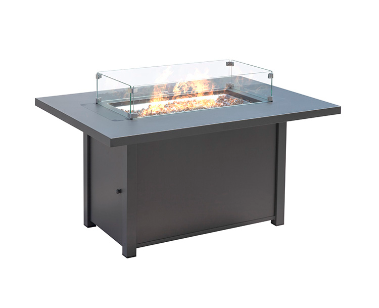 Buy Wholesale China Ct055 Rectangular Garden Outdoor Aluminum Fire Pit ...