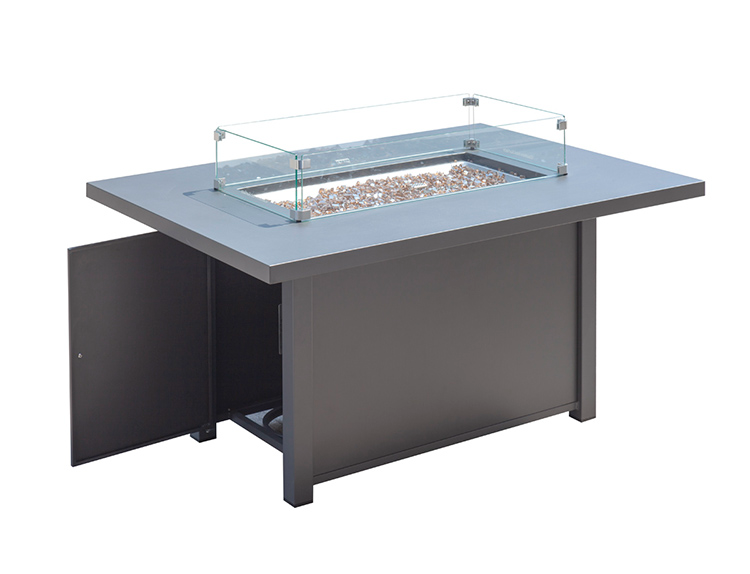 Buy Wholesale China Ct055 Rectangular Garden Outdoor Aluminum Fire Pit ...