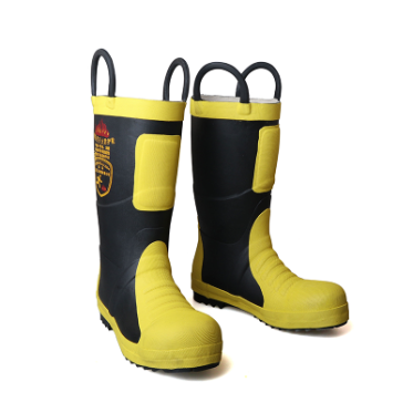 3539 En15090 Neoprene Rubber Firefighter Boots Fire Resistant Safety ...