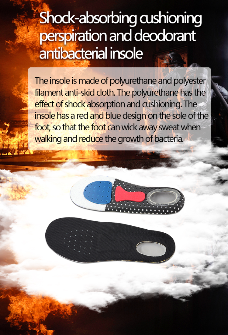 3539 En15090 Neoprene Rubber Firefighter Boots Fire Resistant Safety ...