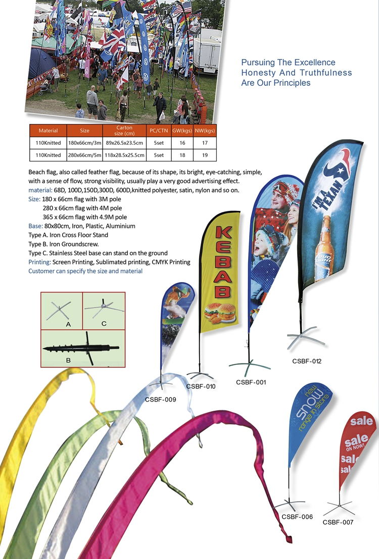 Buy Wholesale China Advertising Flying Beach Flag Banner Promotion Wind ...