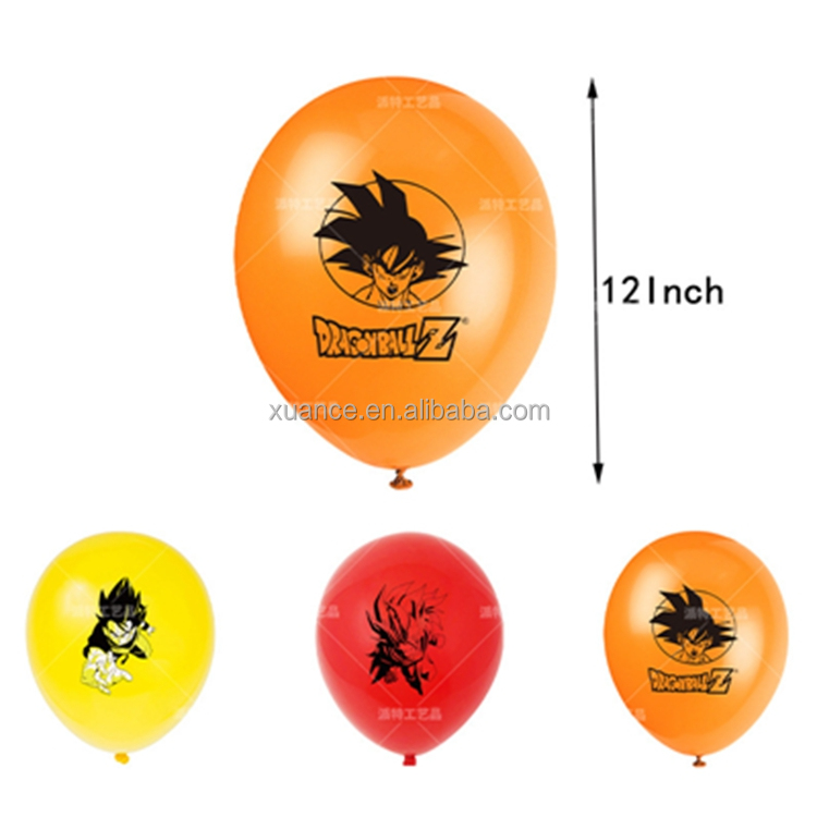 Dragon Ball Z Goku Birthday Party Balloons Banner Cake Topper Party ...