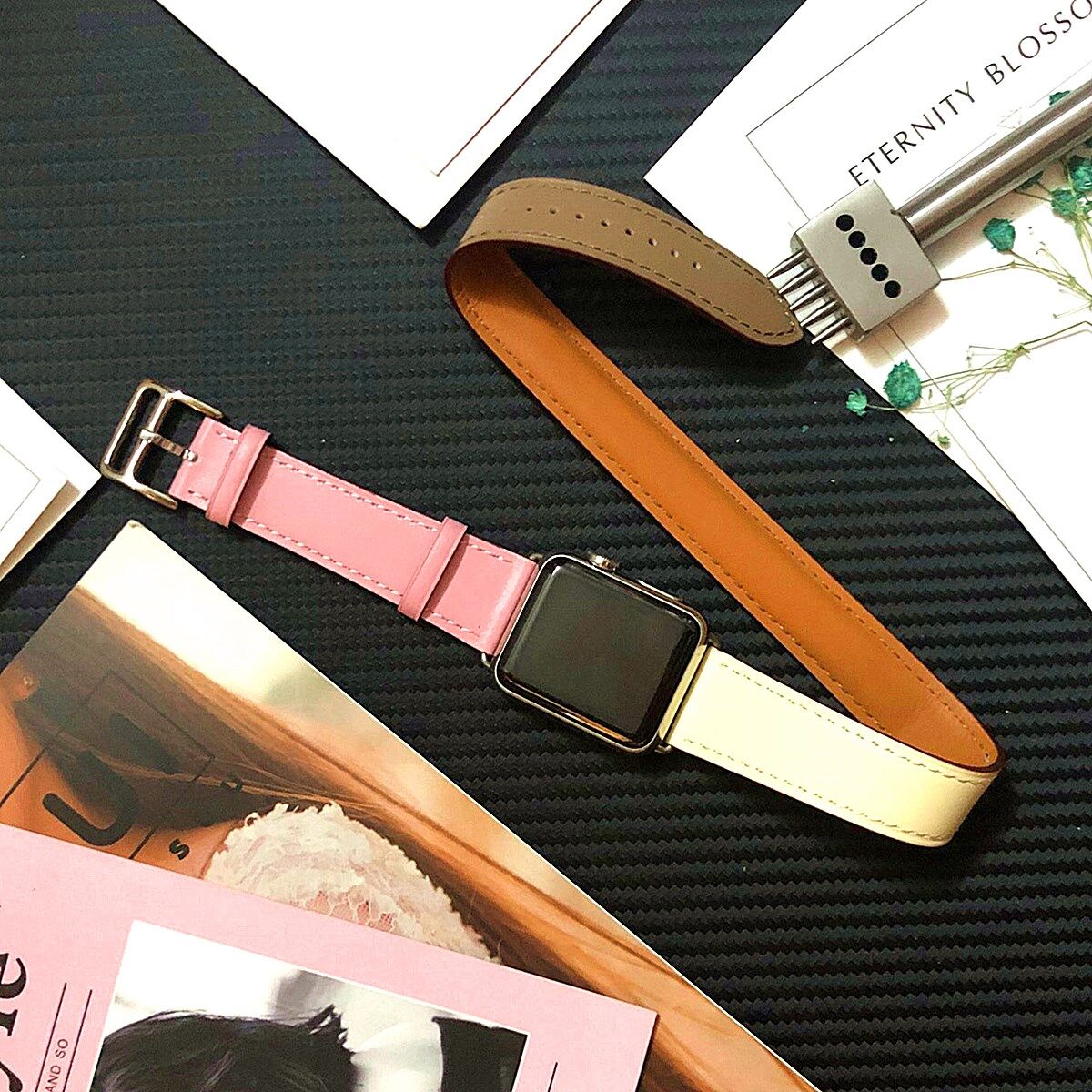 Buy Wholesale China Litchi Grain Genuine Leather Wrist Watch Band For ...