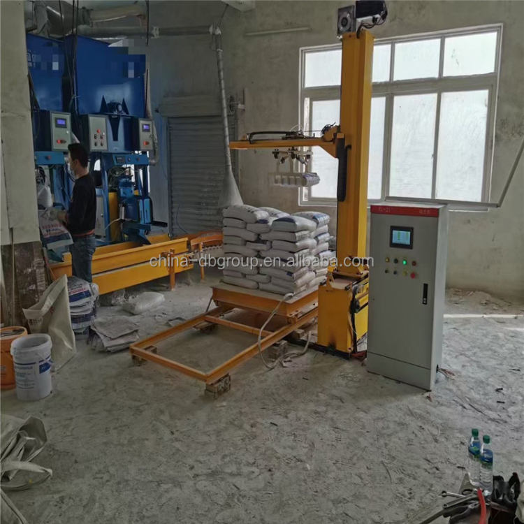 Cement Bagging Line Stack Robot Pallet Palletizer For 5 Gallon Bottle ...