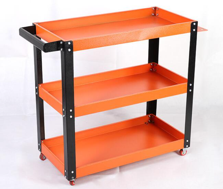 Factory 3 Layer Tier Heavy Duty Workshop Tool Cart With One Drawer Four ...