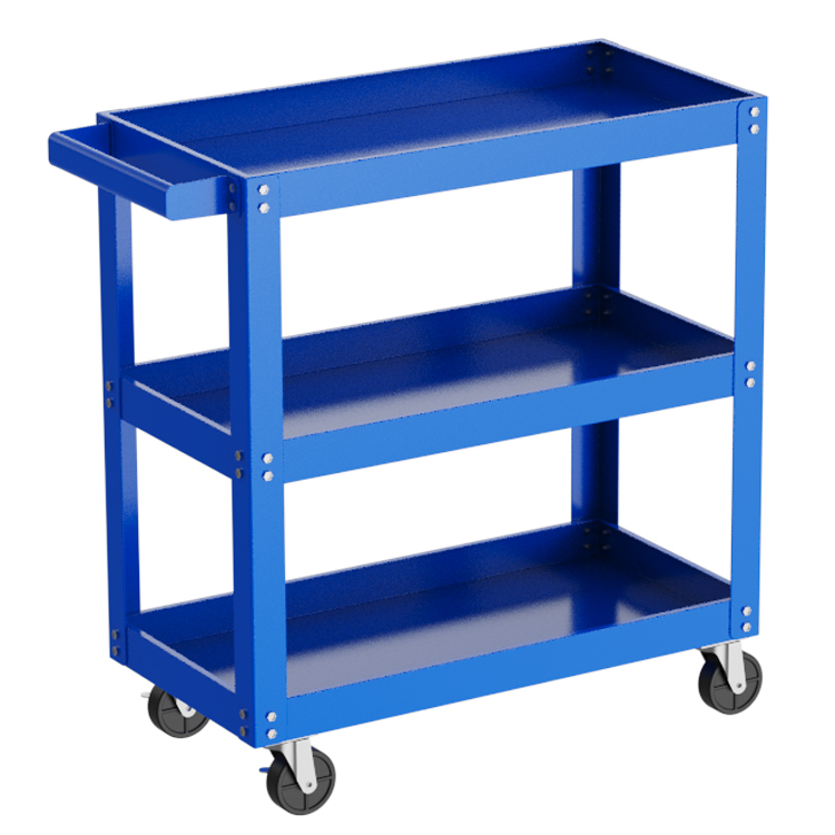 Factory 3 Layer Tier Heavy Duty Workshop Tool Cart With One Drawer Four ...