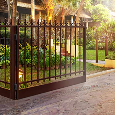 Compre Safetech Black Heavy Duty Self-closing Vinyl Gate Hinges Fence ...