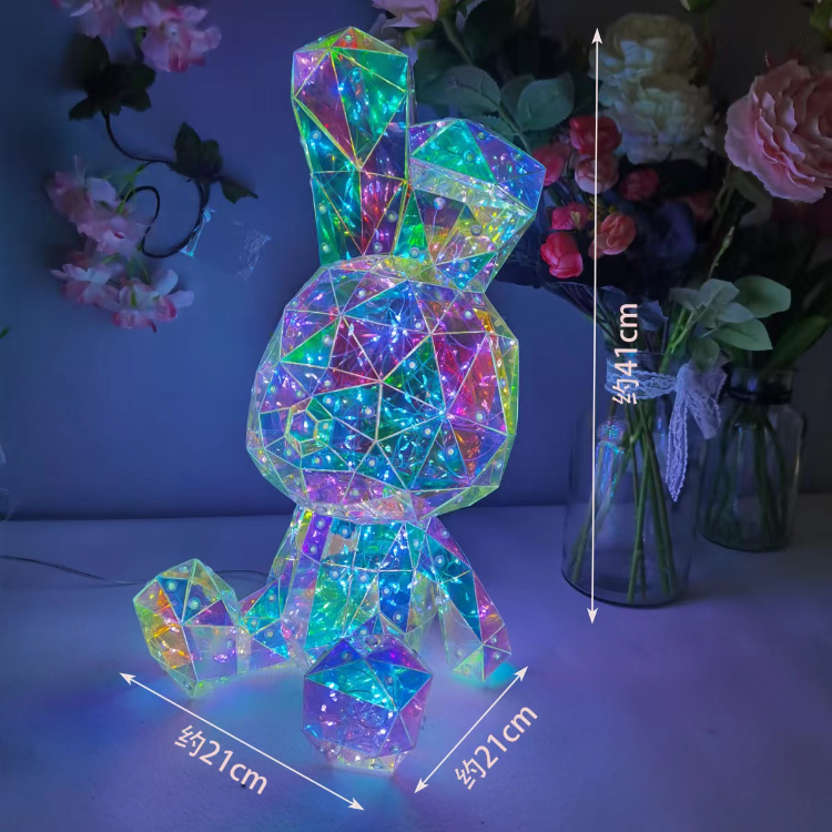 Buy Wholesale China Novelty Gifts Led Glow Teddy Rabbit Valentines Day ...