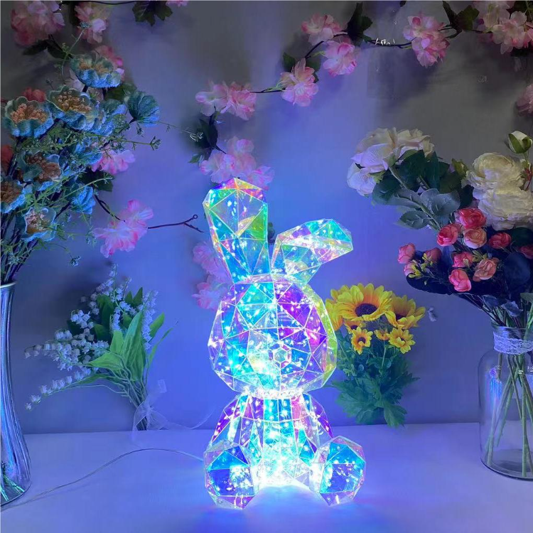 Buy Wholesale China Novelty Gifts Led Glow Teddy Rabbit Valentines Day ...