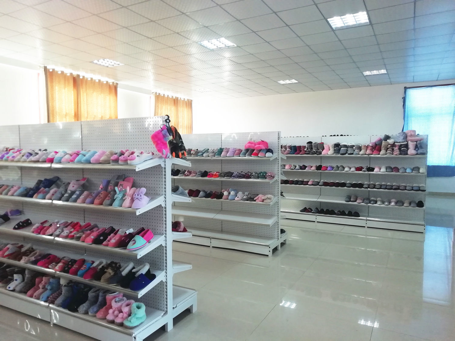 Buy Wholesale China Lady Open Toe Plush Slipper Woman Home Slide ...