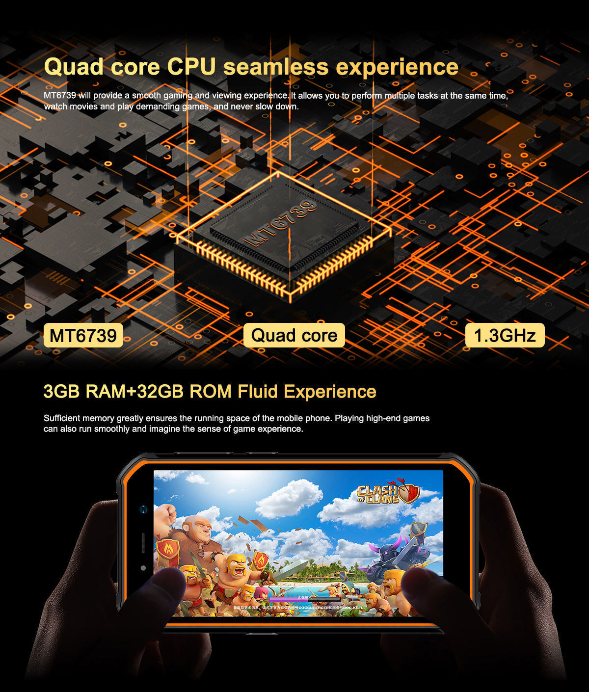 Buy Wholesale China 5.5inch Ip68 Rugged Phones Android 10.0 4gb+64gb ...