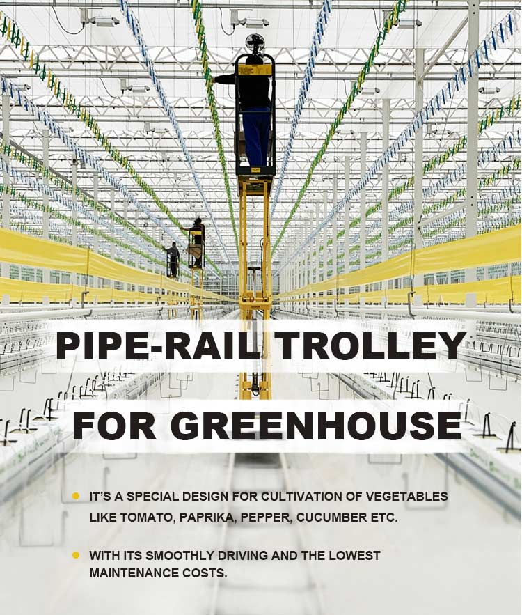 Buy Standard Quality China Wholesale Greenhouse Cart Pipe Rail Trolleys ...