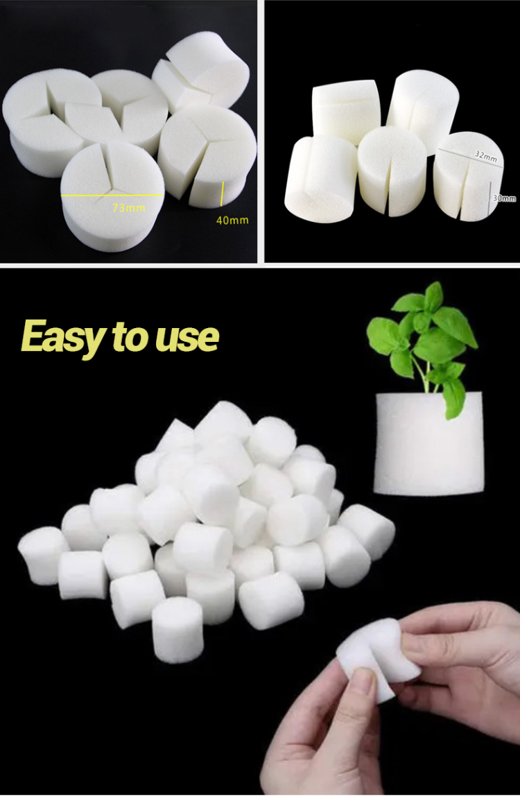 250mm By 250mm Nursery Sponge Gardening Hydroponics Sponge Vegetables ...
