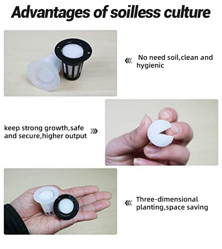 250mm By 250mm Nursery Sponge Gardening Hydroponics Sponge Vegetables ...