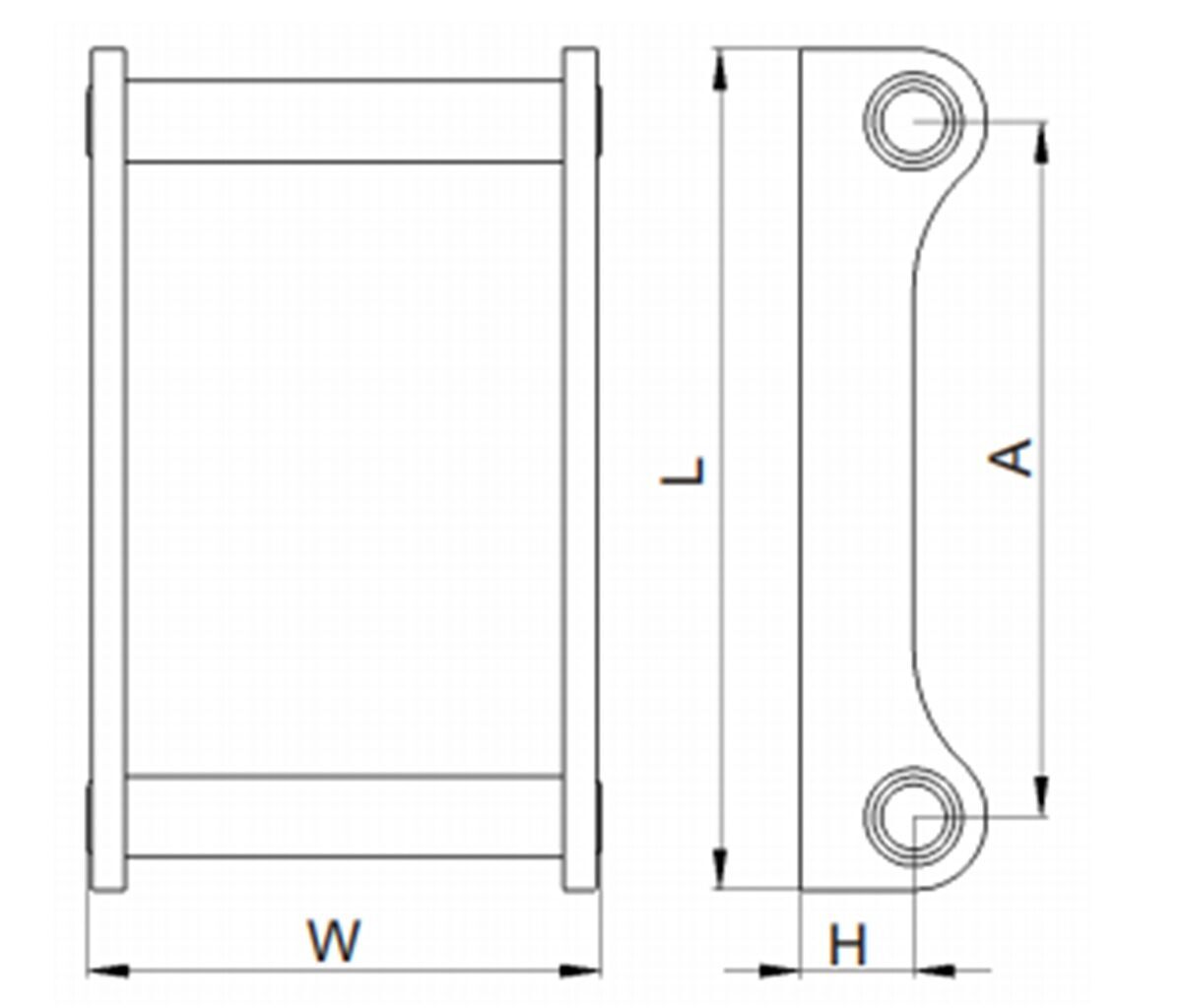 Wholesale Shot Blasting Finish Excavator Attachment Adapter Bracket ...
